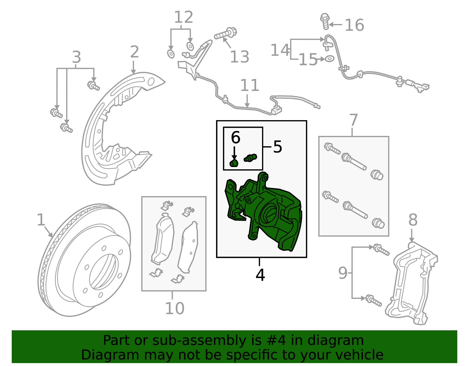 KB3Z-2552-A - 2019-2023 Ford Ranger - Caliper | My Ford Parts