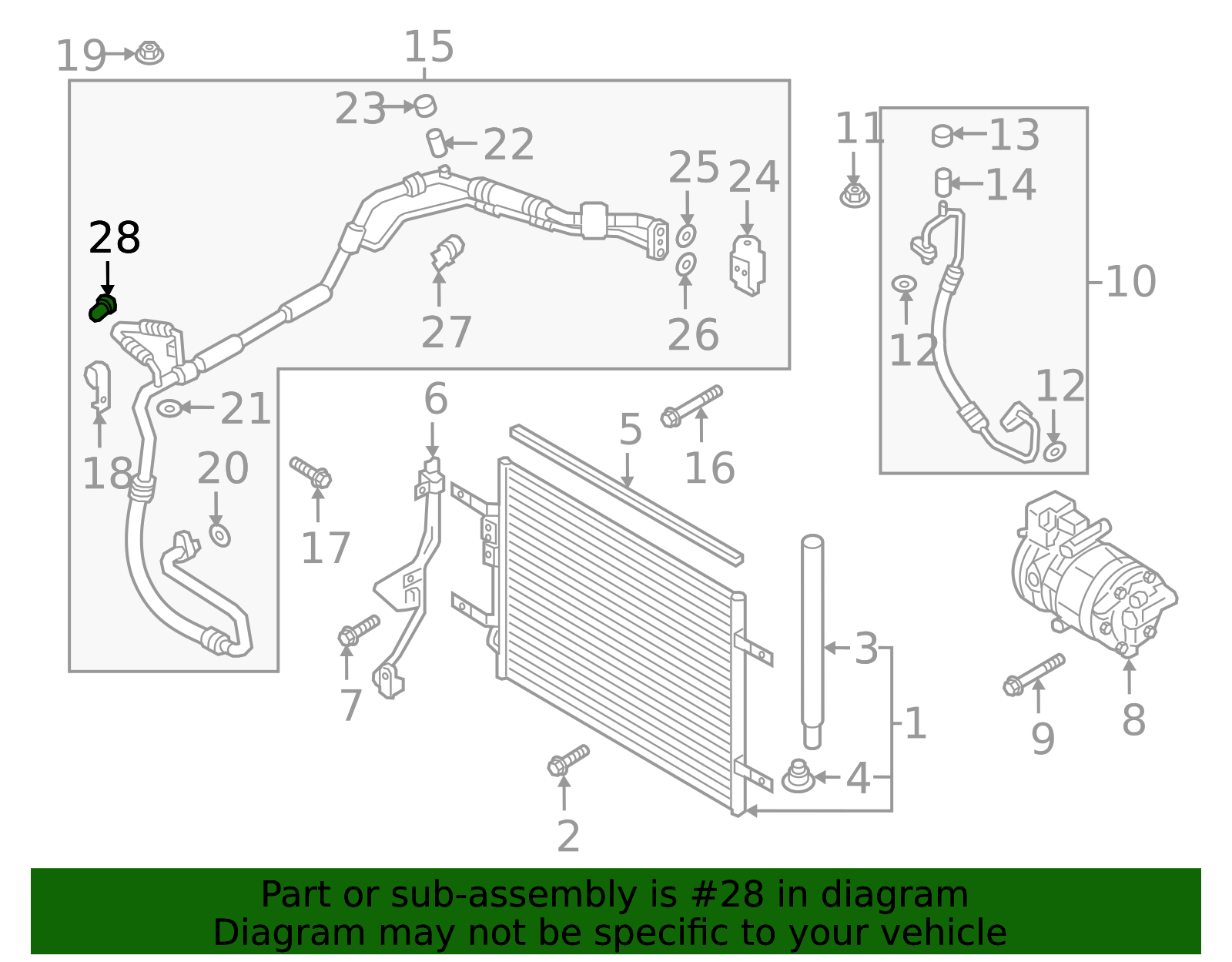 2017-2025 Kia A/C Refrigerant Pressure Sensor 97721-D2000 | TascaParts.com