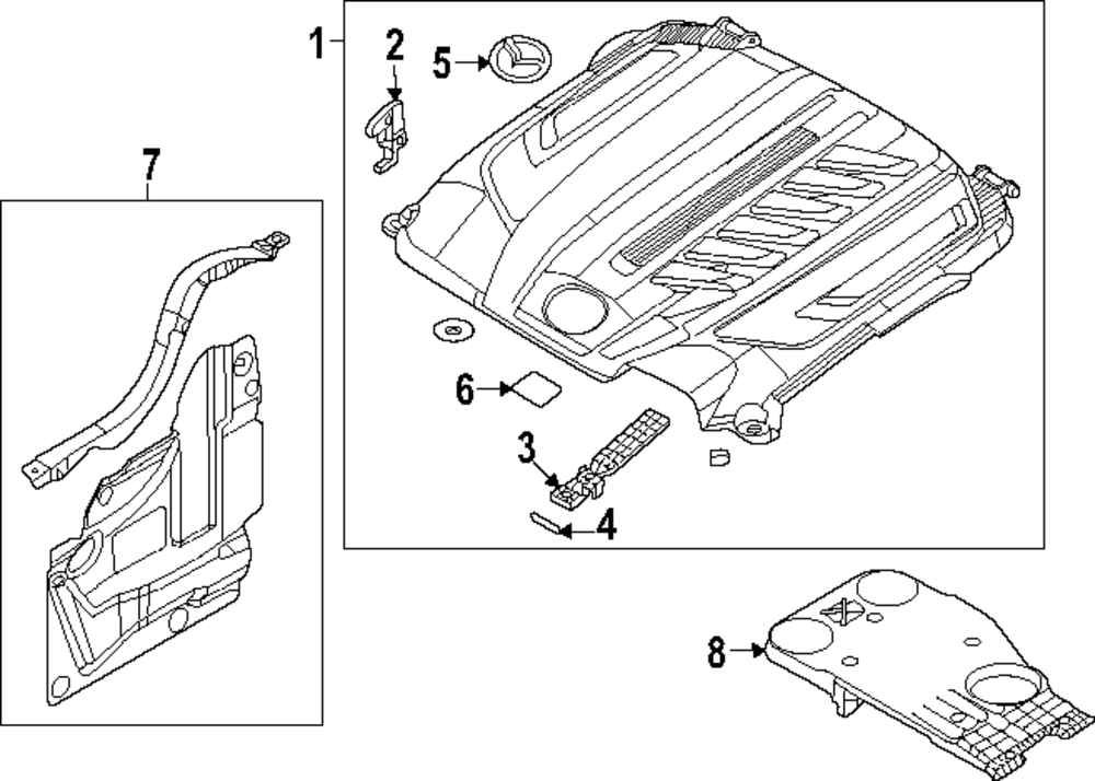 PX27-20-810 - Mazda Engine Cover Clip 2024 Mazda CX-90 | Performance ...