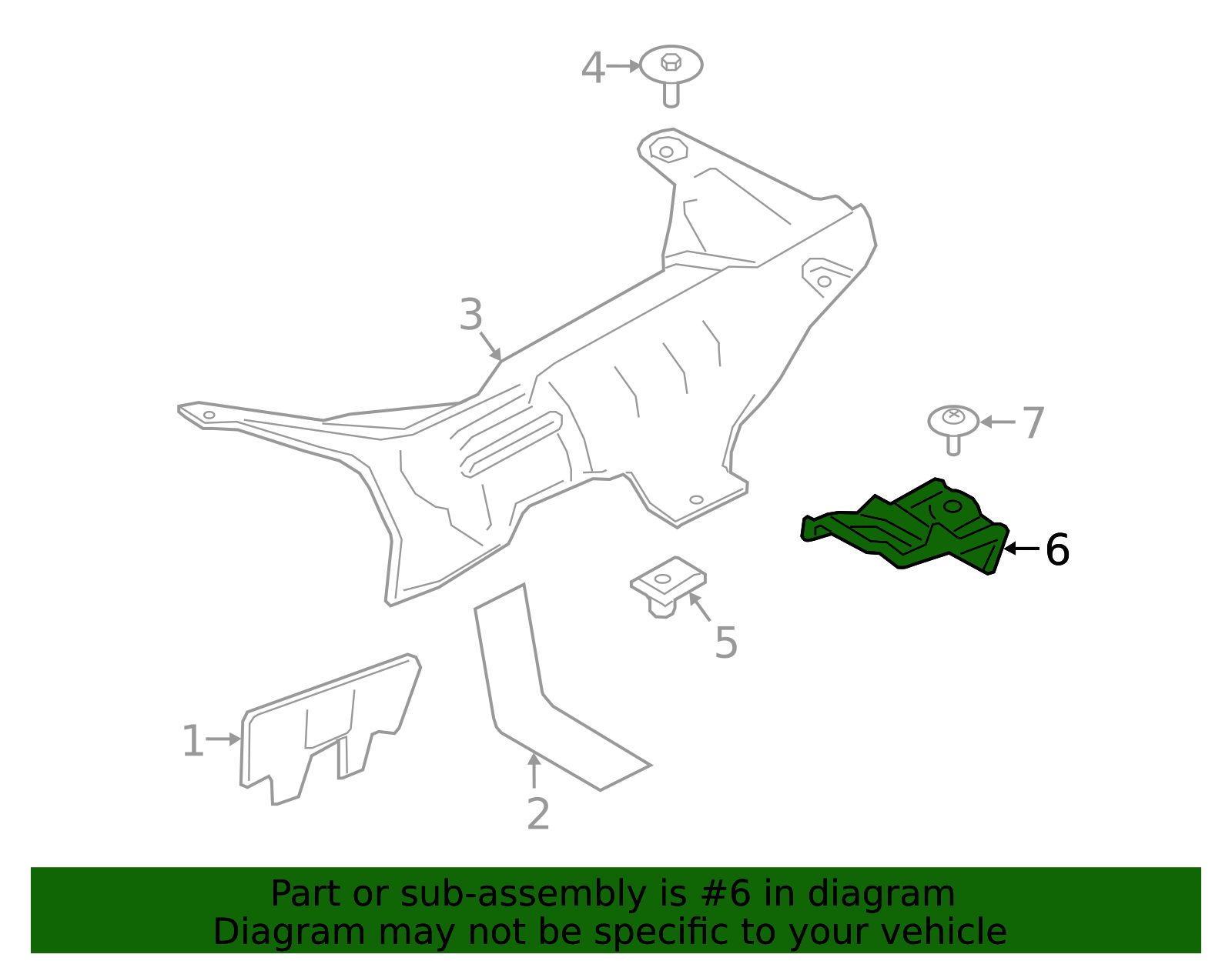 2015-2020 Ford | Rear Shield | FL3Z-5G221-C | Walls' Ford Parts