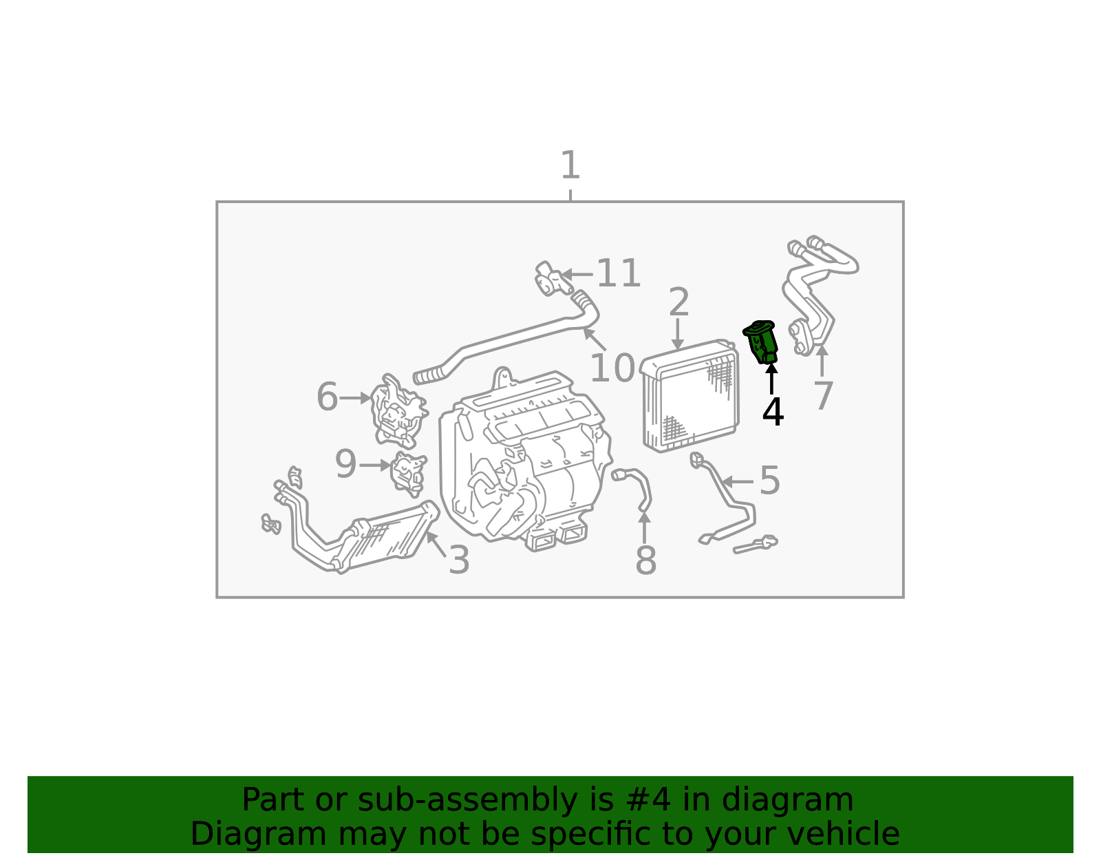 Genuine Official Toyota Expansion Valve part# 88515-07040 for 1998-2008 ...