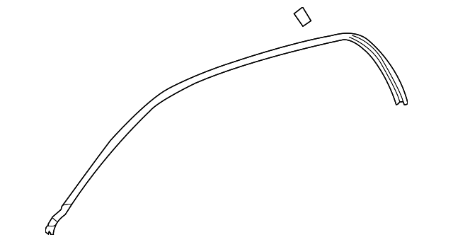 82860-3F000 - Drip Molding 2004-2009 Kia Amanti | Kia.Parts Store