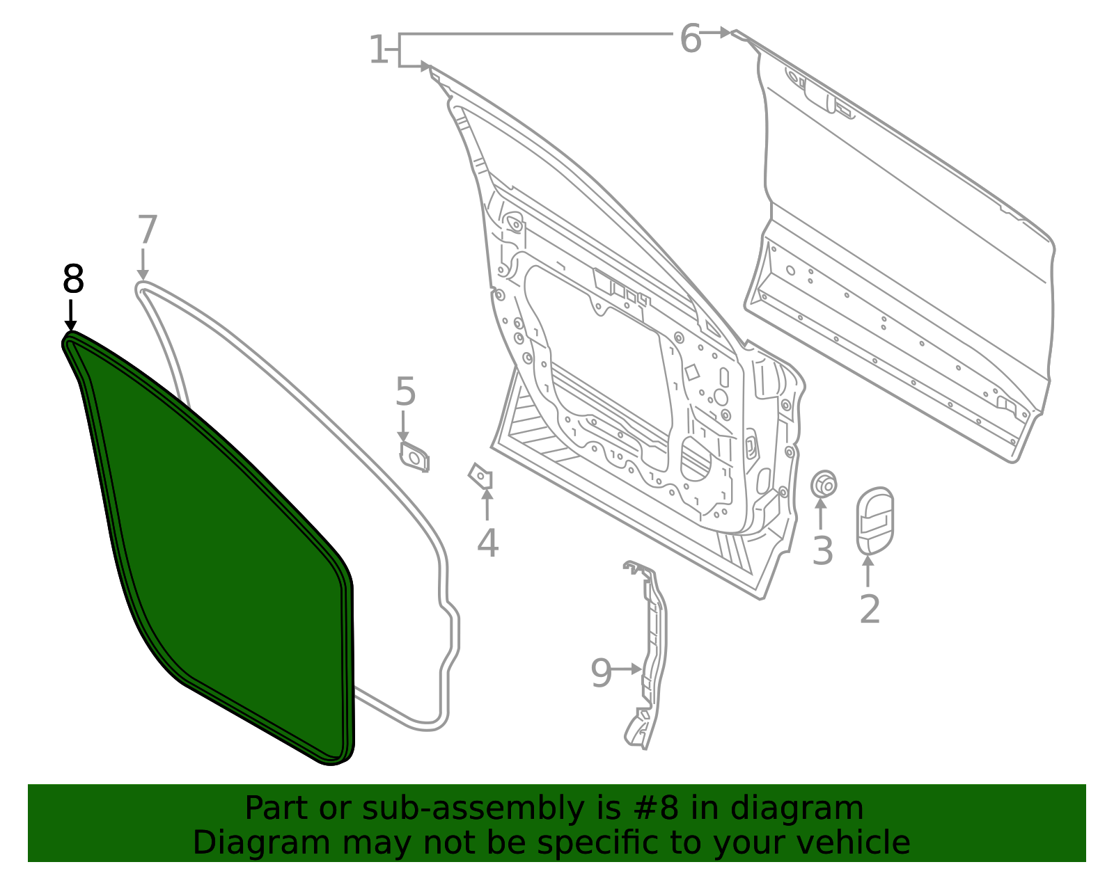 2020-2025 Lincoln Aviator | Weatherstrip Assembly Door Openin | LC5Z ...