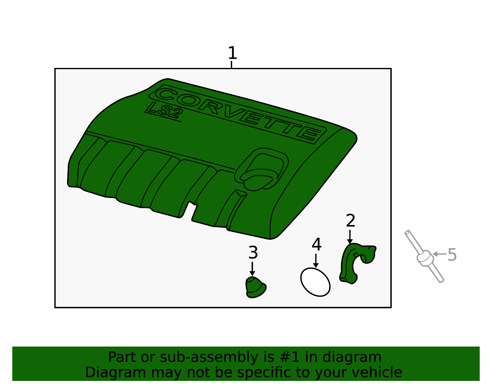 19434986 - Sight Shield 2008-2013 Chevrolet Corvette | GM Parts Center