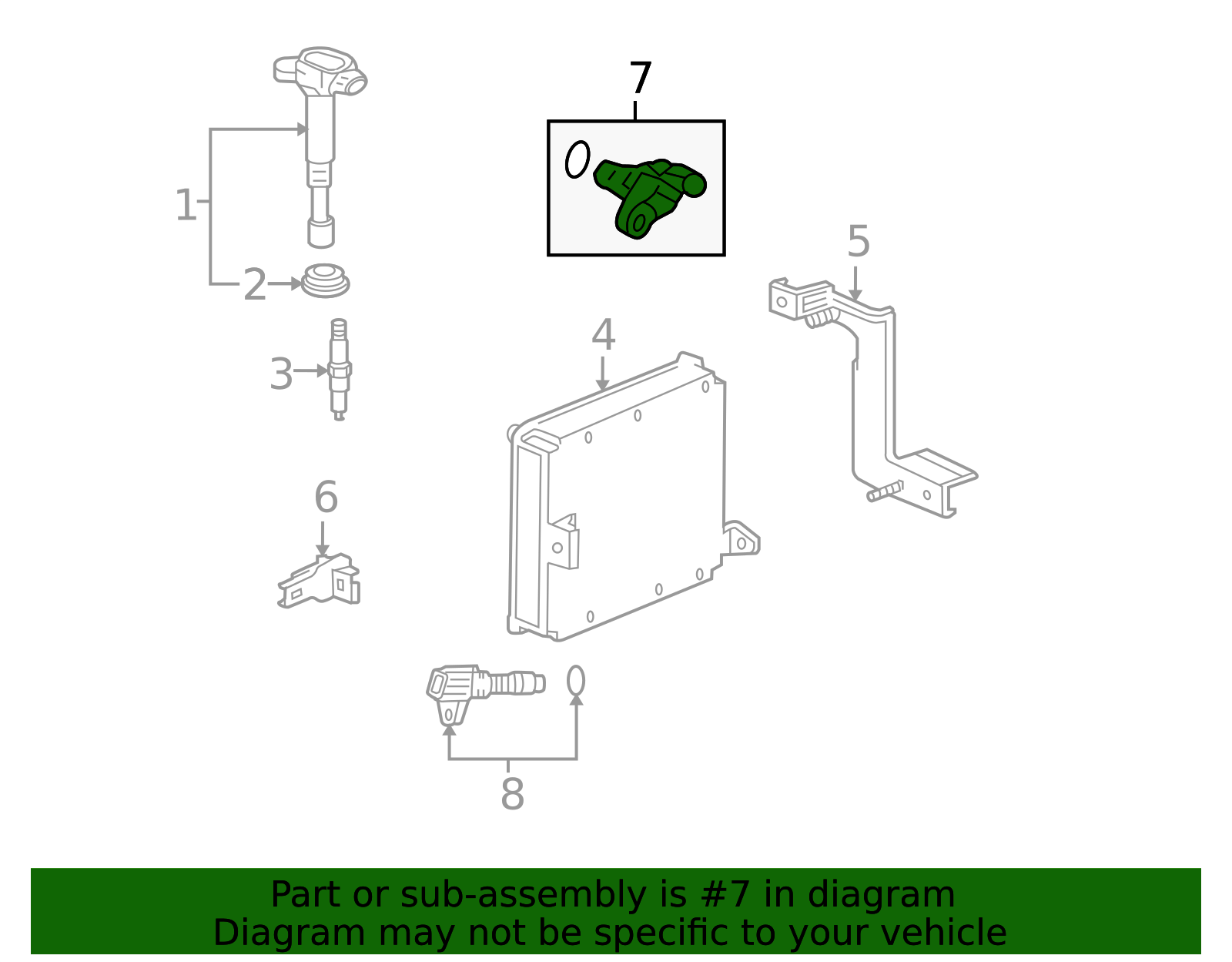 37510-RAA-A01 - High-Quality Engine Camshaft Position Sensor for ...