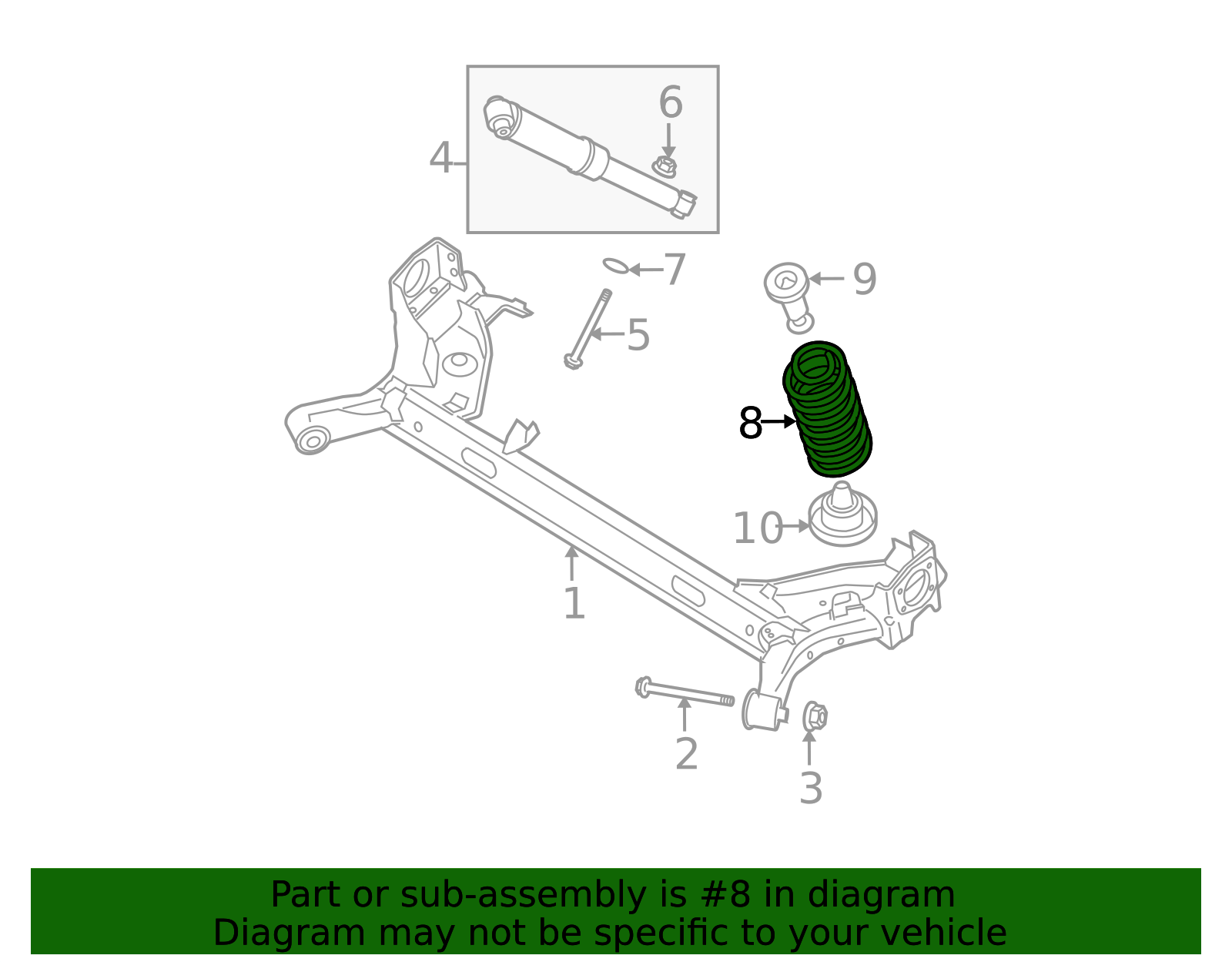 2007-2008 Nissan Sentra Coil Spring 55020-ET00A | QuirkParts