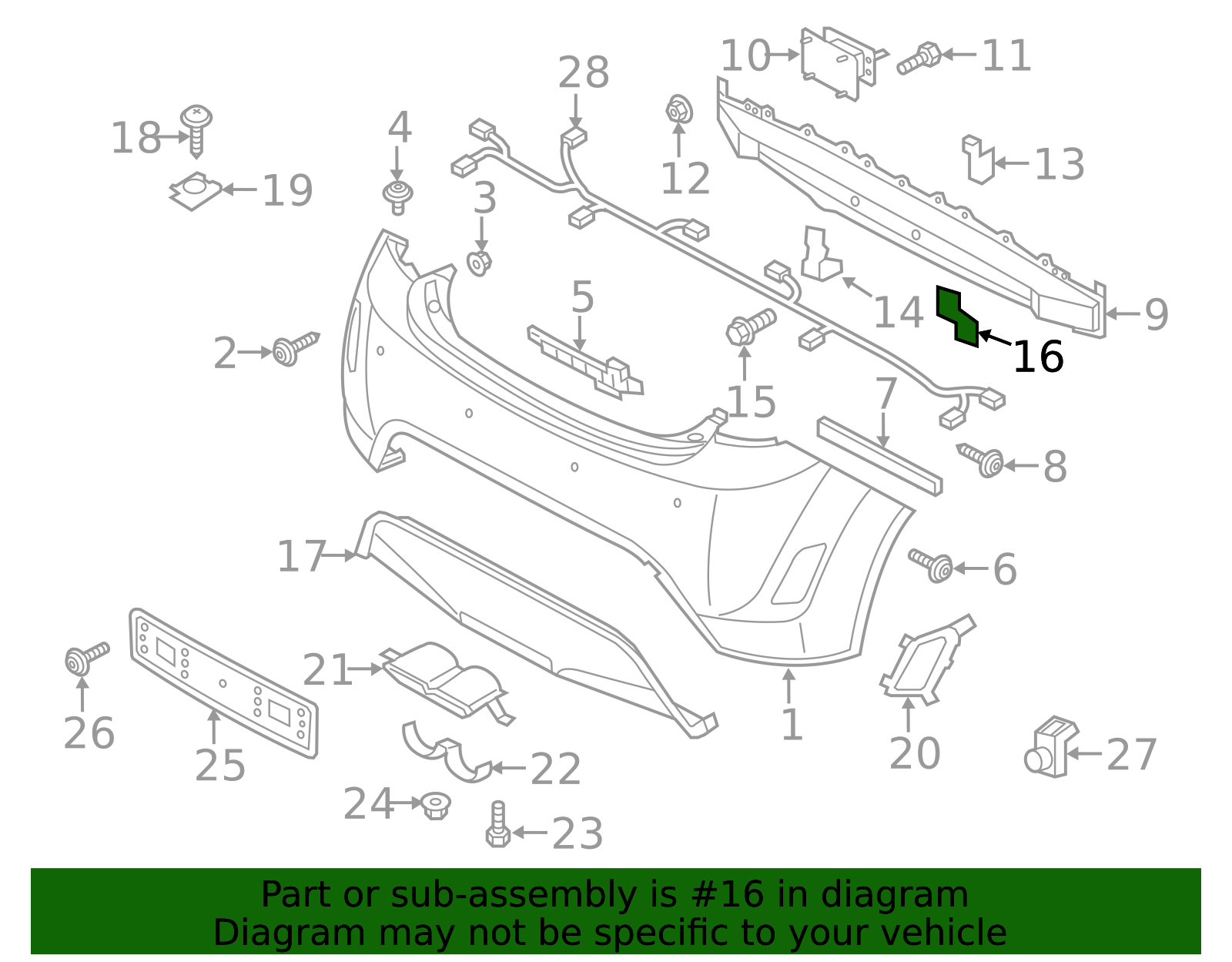 2012-2017 Hyundai Veloster Upper Bracket 86633-2V100 | OEM Parts Online