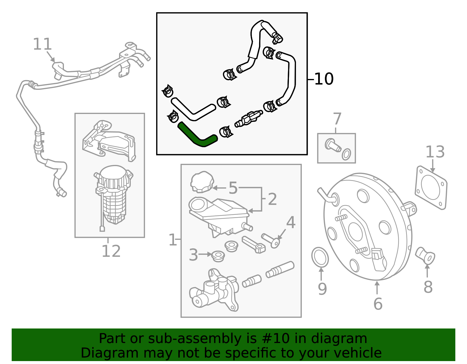 2016-2018 Kia Sorento Vacuum Hose 59120-C6000 | OEM Parts Online