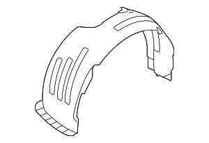 86812-M7500 - Fender Liner 2022-2024 Kia Forte | Kia.Parts Store