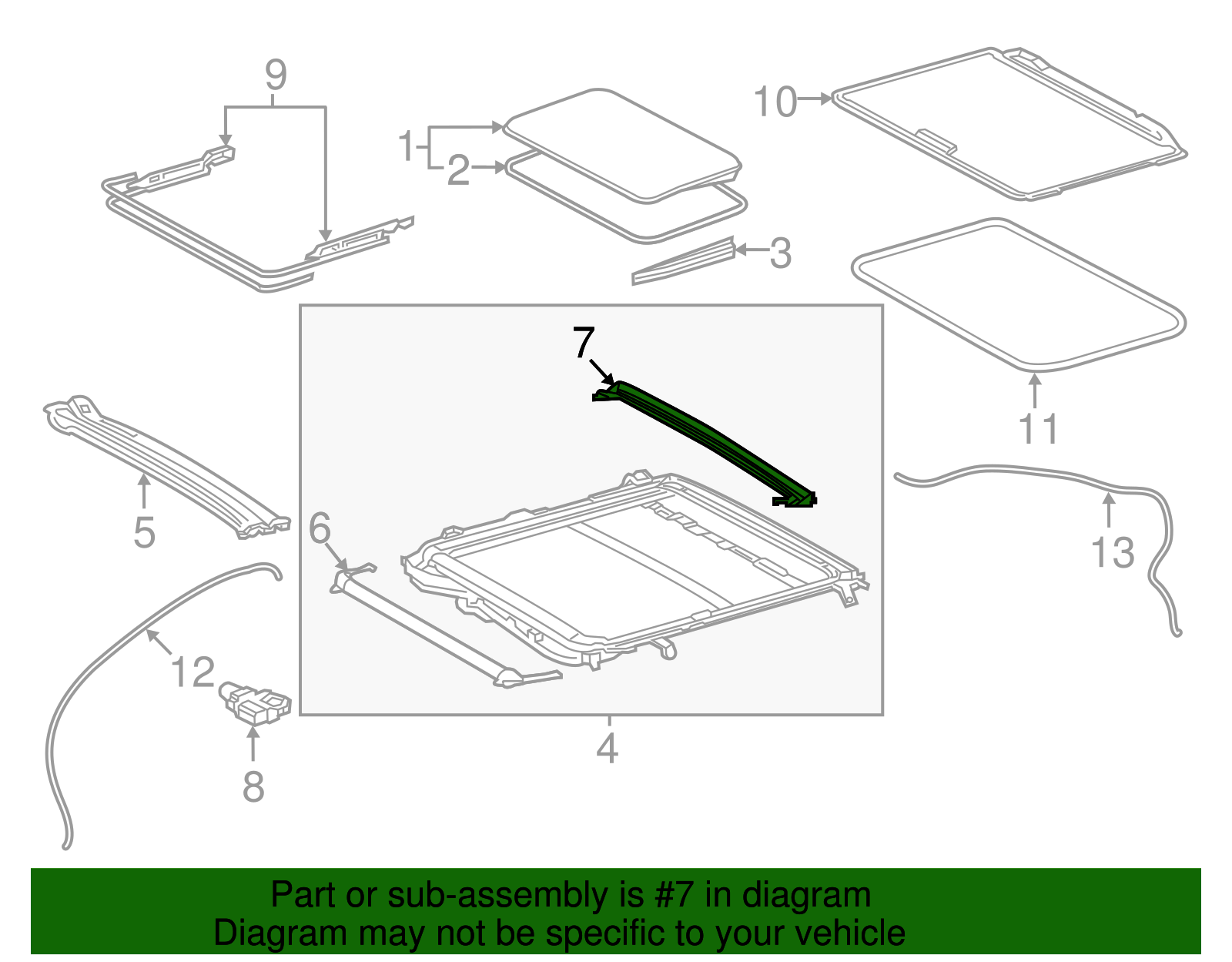 63214-48020 - 2018 Toyota Camry - Drip Channel | Nucar Toyota Parts