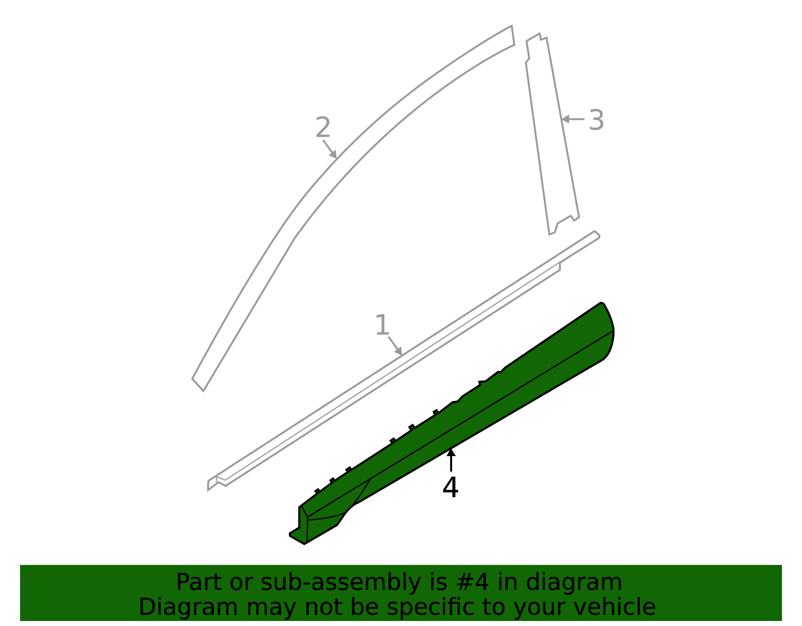 2022-2025 Hyundai Tucson Lower Molding 87721-N9CA0 | HyundaiParts.Online