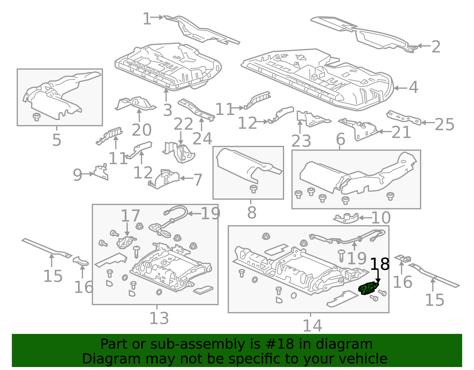 2012-2016 Honda CR-V | Folding Seat Latch | 82610-T0A-A01 | Honda OEM ...