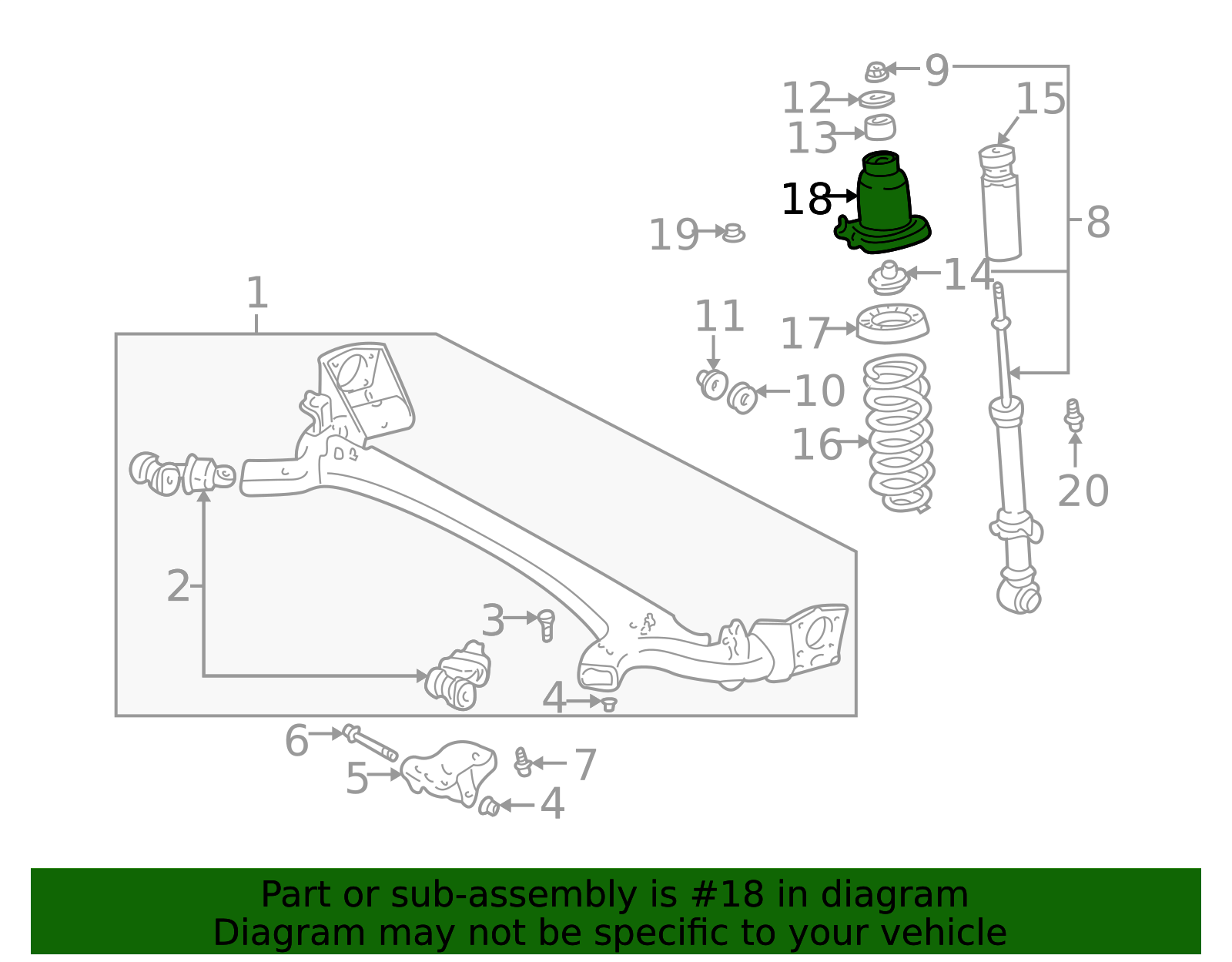 2001-2003 Toyota Prius Mount Bracket 48401-47010 | MotorMotor