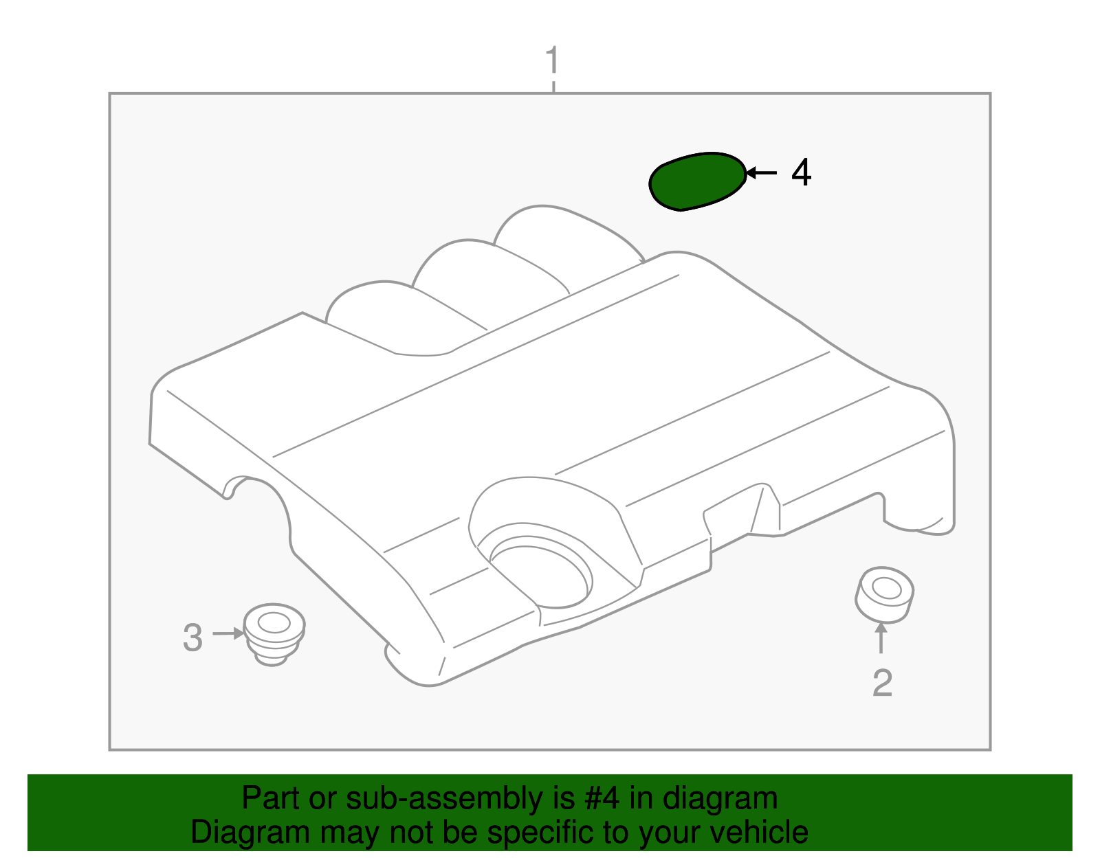 GE5B-51-731 - 1998-2019 Mazda - Engine Cover Emblem | Mazda Part Direct