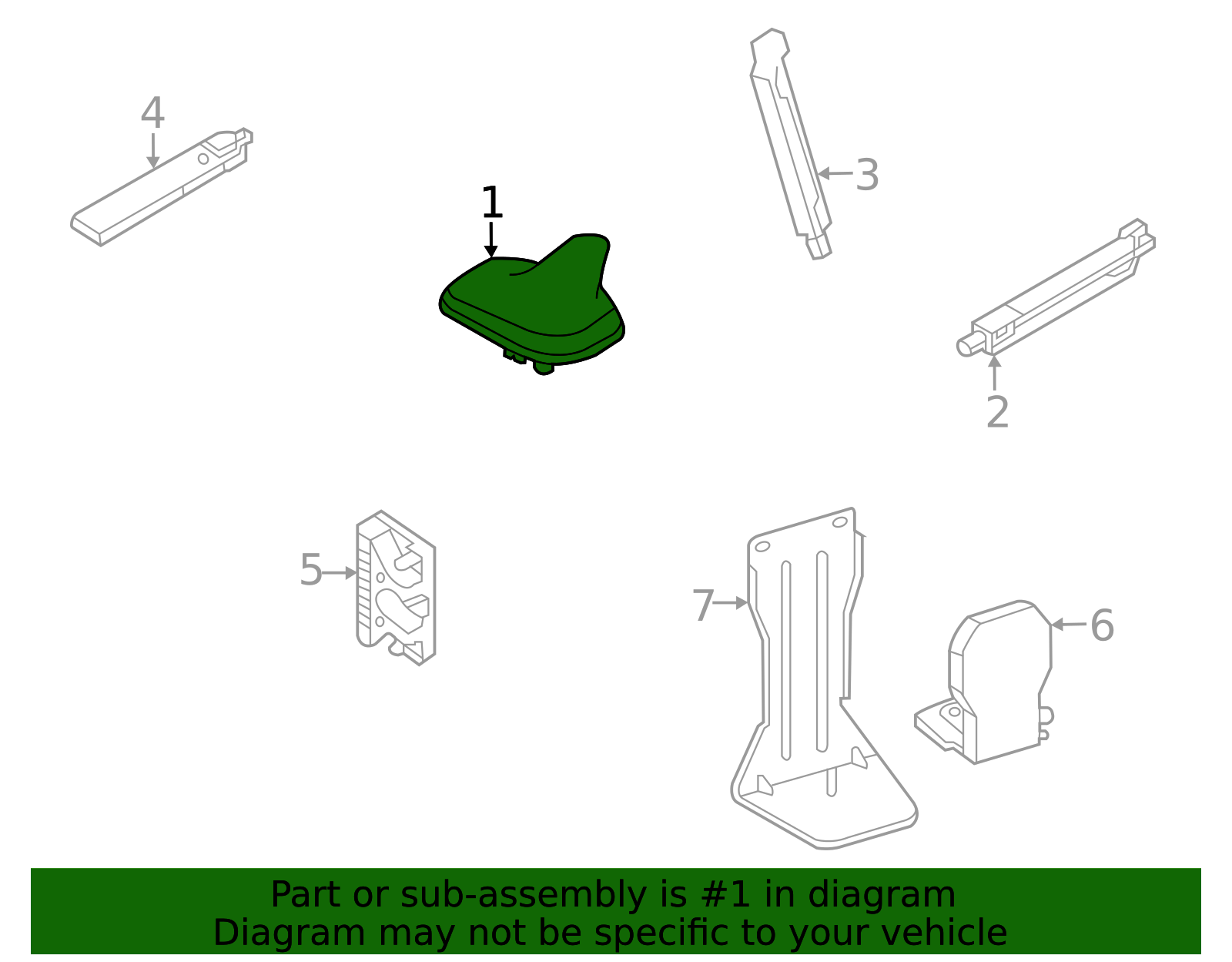 4M0-035-503-Q-GRU - Audi Antenna Assembly 2020-2025 Audi | Performance ...