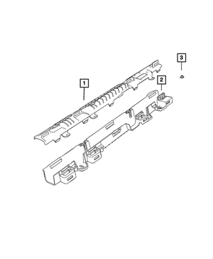 68492444AA - Wiring Trough, Right 2021-2023 Jeep Wrangler | The ...