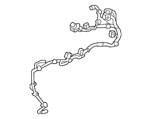 2018-2019 Cadillac ATS Front Driver Side Door Wiring Harness 84281834 ...