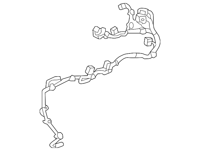 2018-2019 Cadillac ATS Front Driver Side Door Wiring Harness 84281834 ...