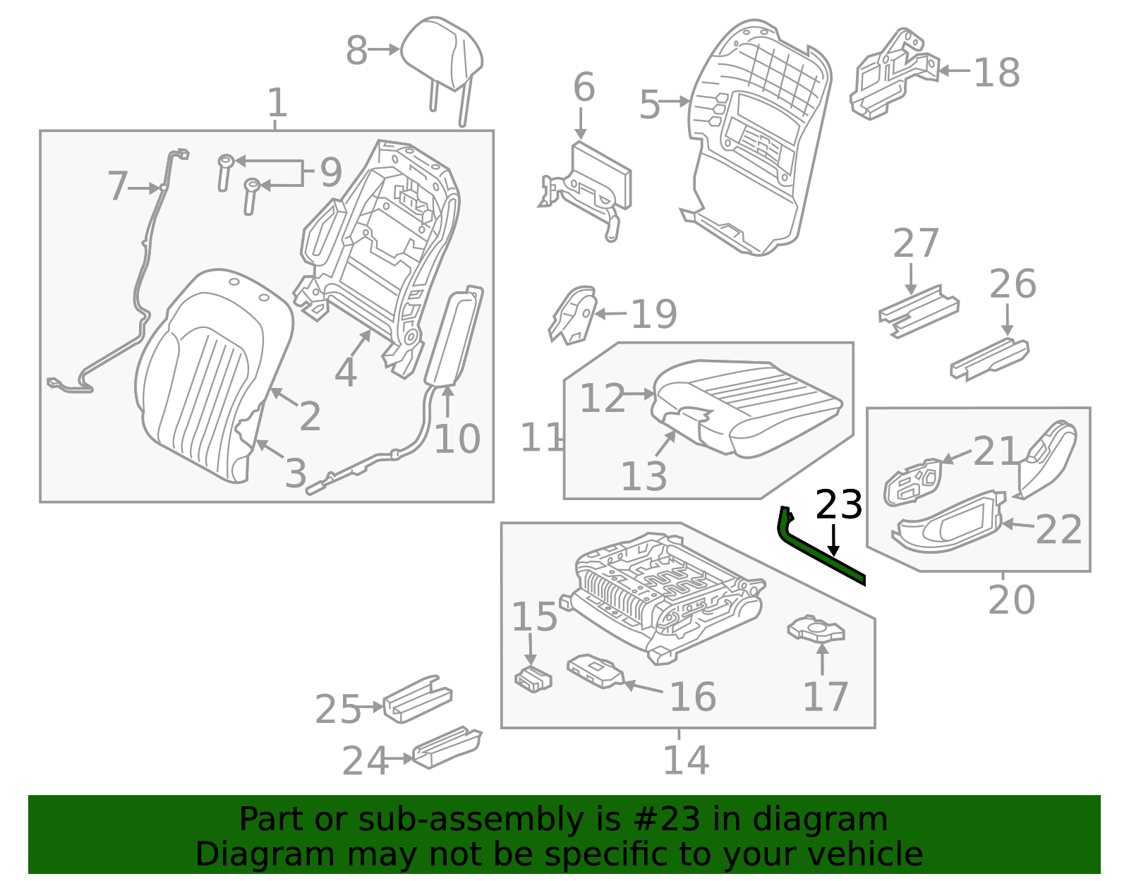 Hyundai - 88175-D2000-UAY - Front Trim - 2020-2022 Genesis G90 | OEM ...
