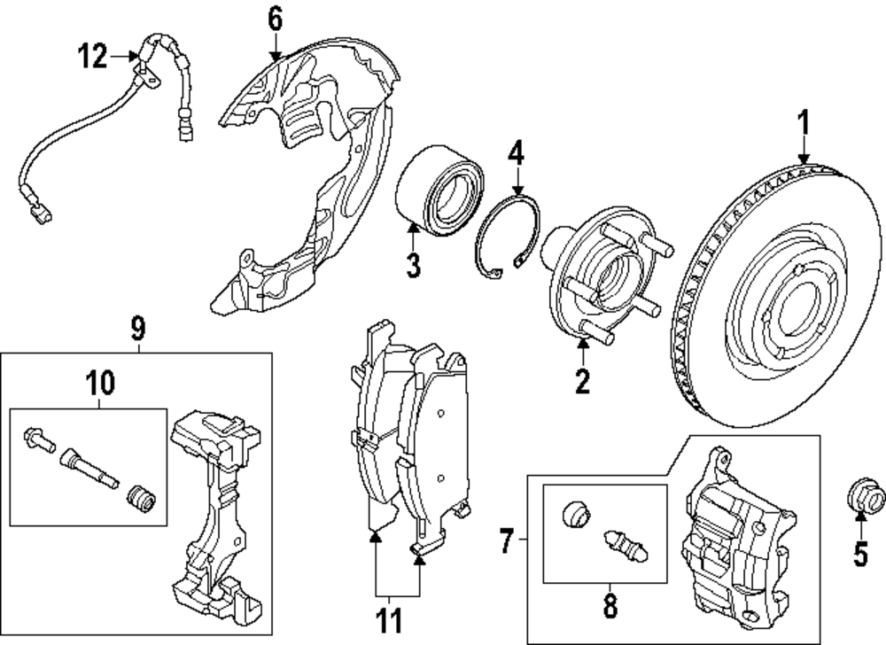 2024-2025 Lincoln Nautilus Motorcraft™ Rotor BRRF-1985 | OEM Parts Online
