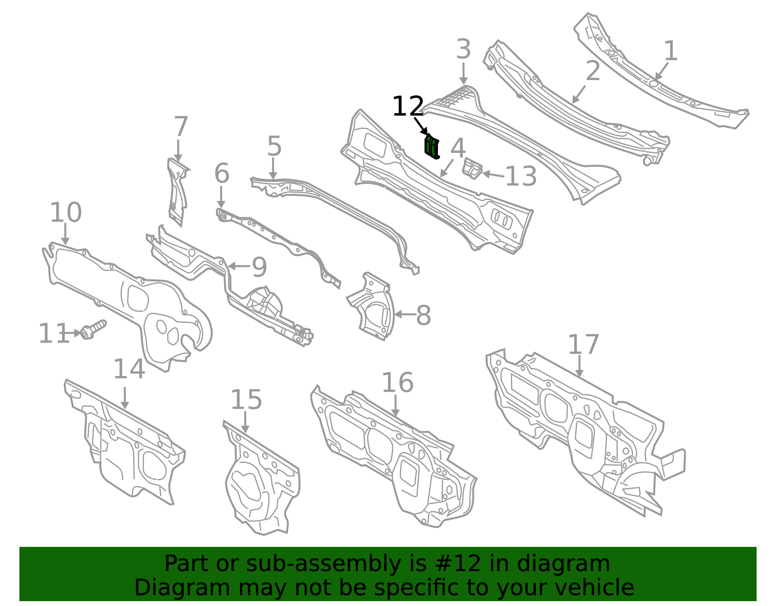 561-805-313 - High-Quality Dashboard Panel Brace for 2012-2022 ...
