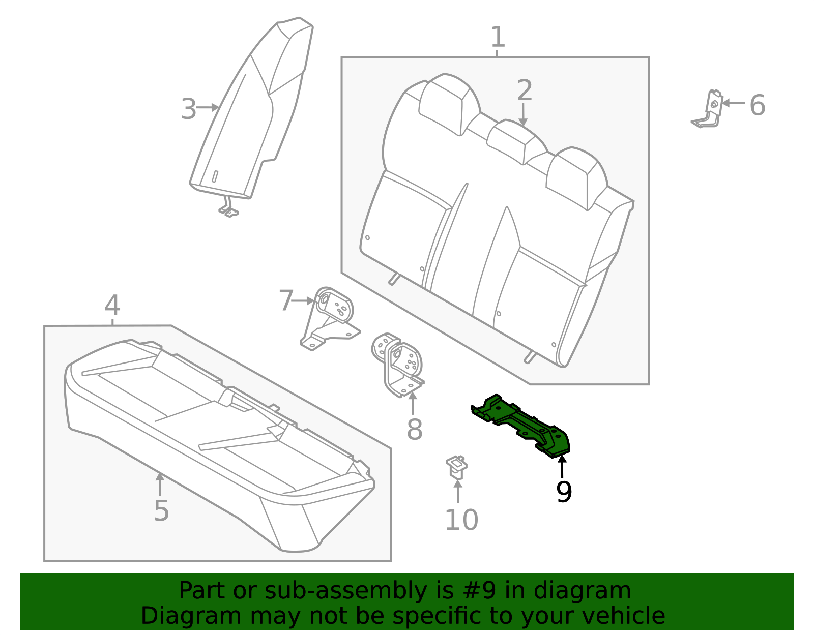 2020-2022 Nissan Versa Mount Bracket 88392-5EF0A | Nissan RVA