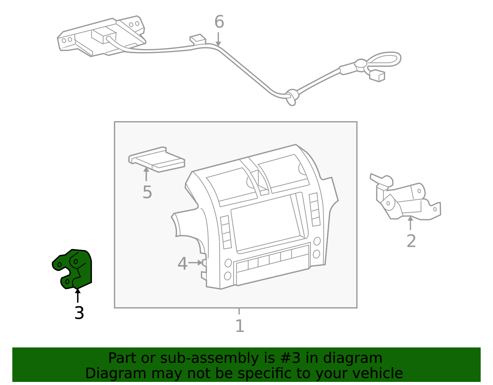 86274-60400 - High-Quality GPS Navigation System Bracket for 2010-2013 ...