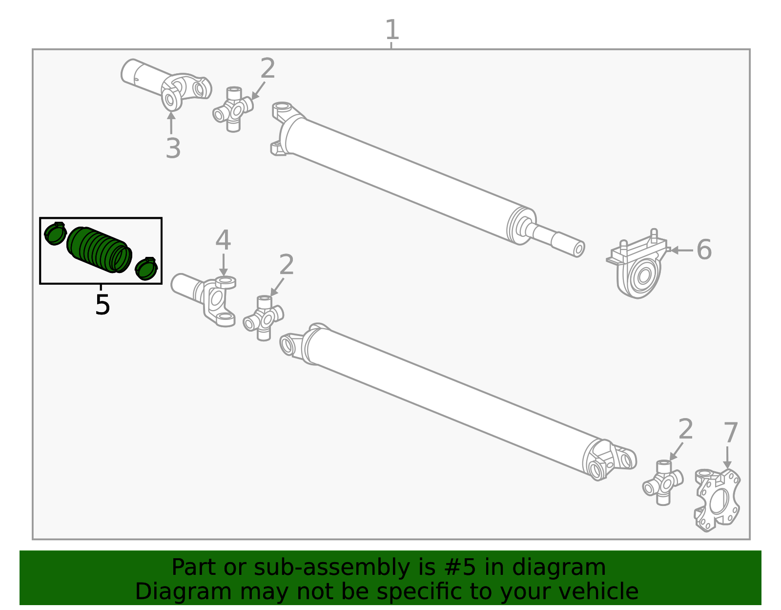 15898093 - High-Quality Drive Shaft Slip Yoke Boot for 2020-2025 GM ...