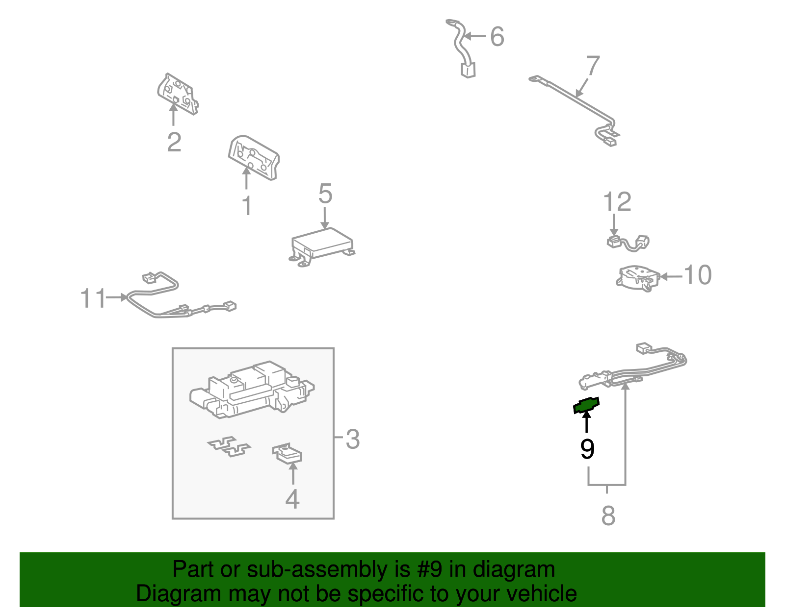 2006-2010 Toyota Highlander Multi-Purpose Fuse G3829-48010 | Toyota ...