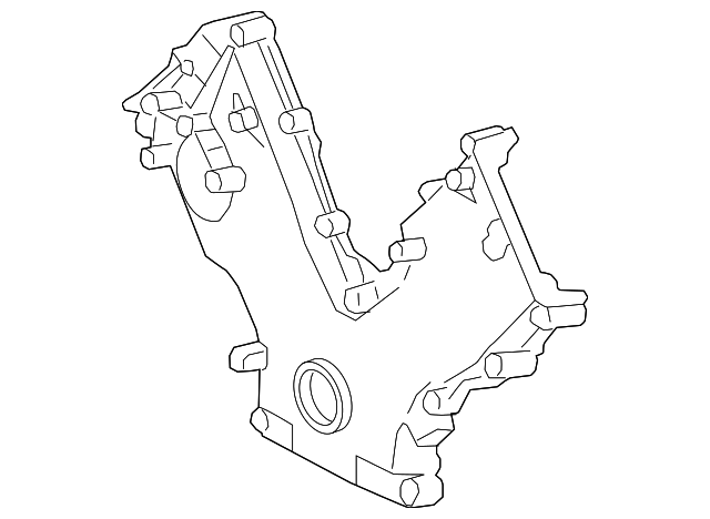 1997-2001 Ford | Engine Timing Cover | F75Z-6019-BA | Walls' Ford Parts