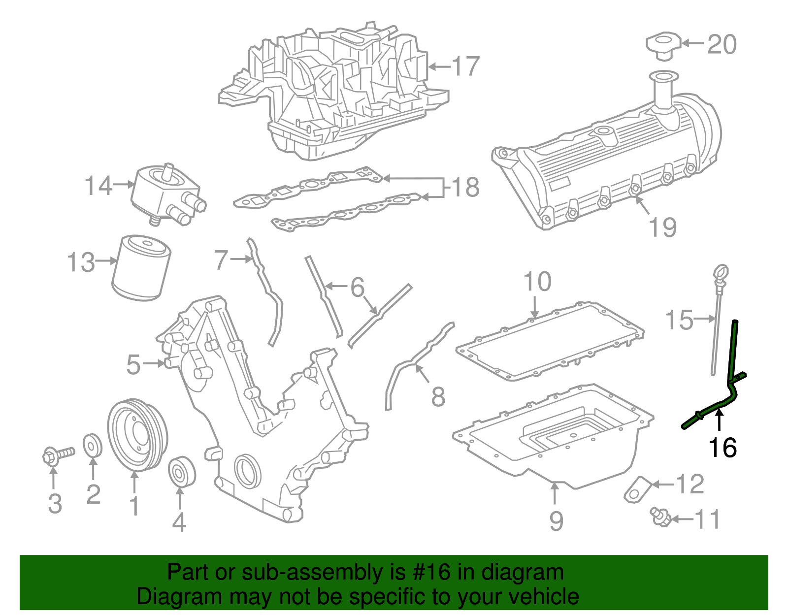 1997-2016 Ford OEM NEW 08-14 Ford E150 E250 E350 Super Duty Oil Level ...