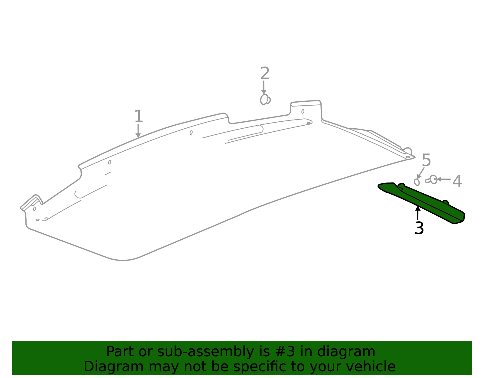 2024-2025 Chevrolet Corvette Trim Cover 84789774 | Capital Chevy Parts