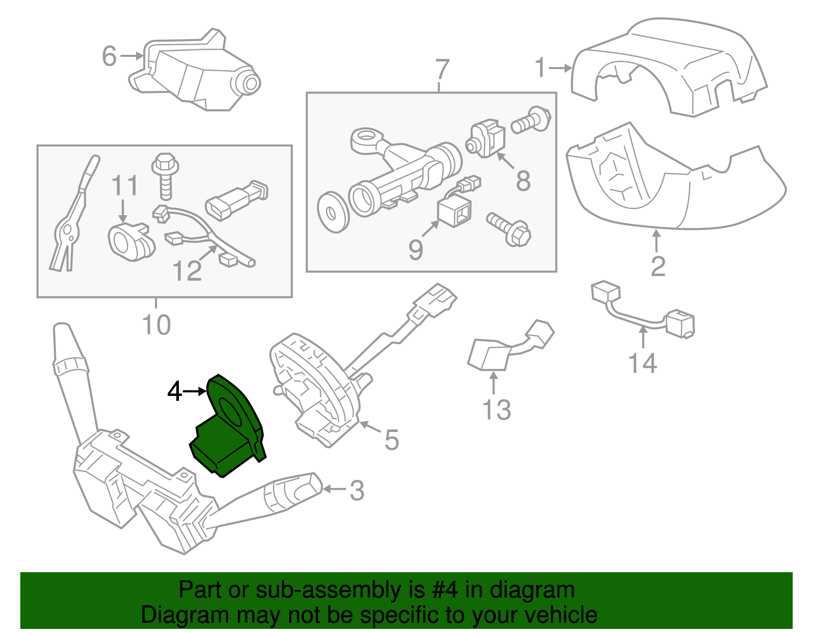 93480-3L002 - Hyundai Angle Sensor 2006-2016 Hyundai | Performance Auto ...