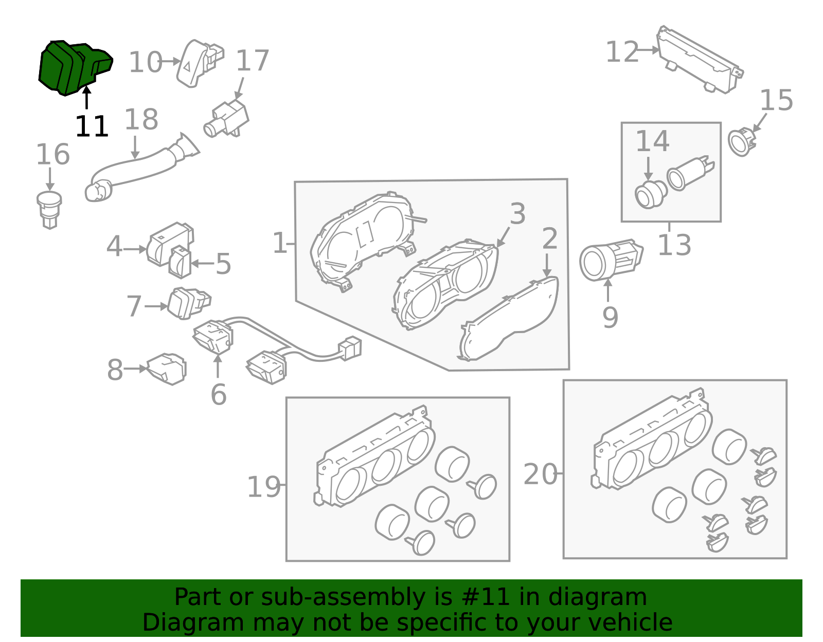 83002SG040 - High-Quality Stability Control Switch for 2017-2018 Subaru ...