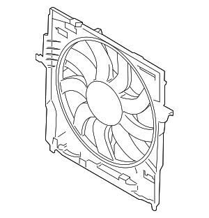 17427647652 - 2010-2019 BMW Fan Assembly (17-42-7-647-652) | BMW of ...