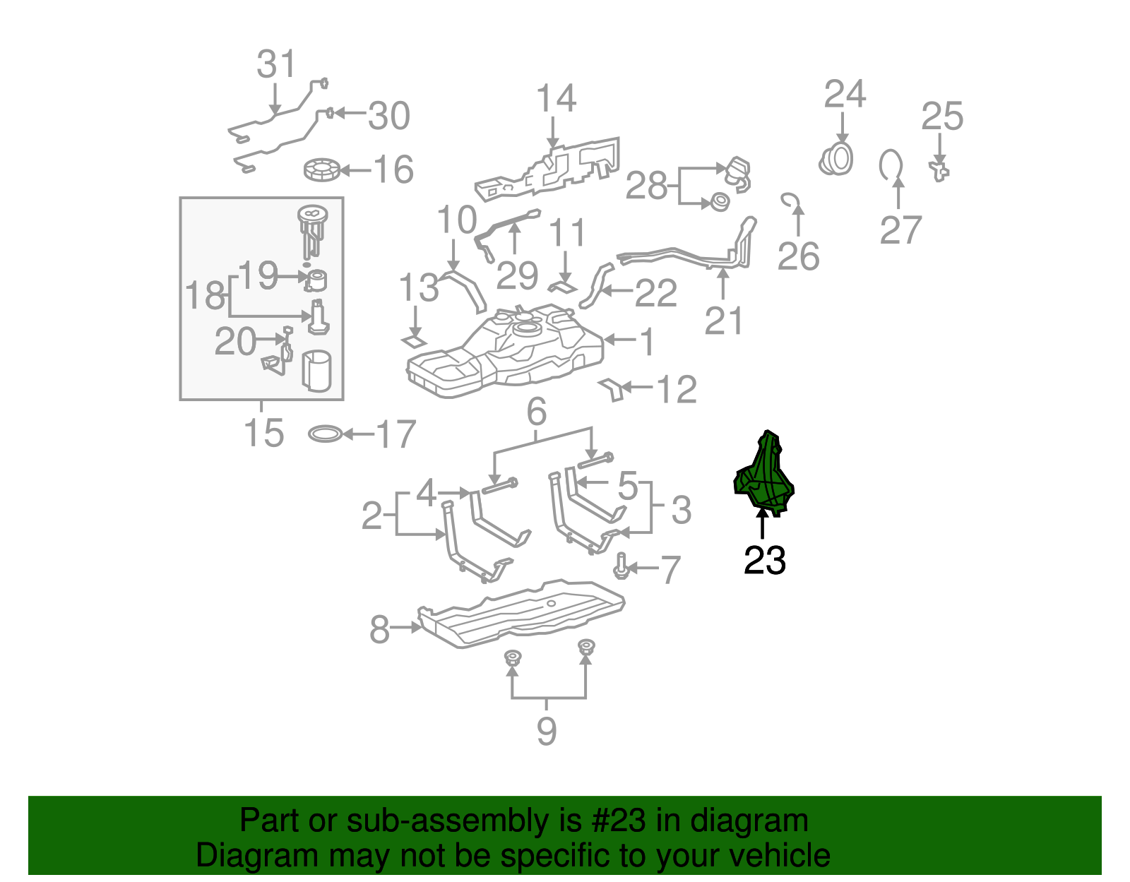 2007-2014 Toyota FJ Cruiser Pipe Shield 77277-35031 | Toyota Parts Center