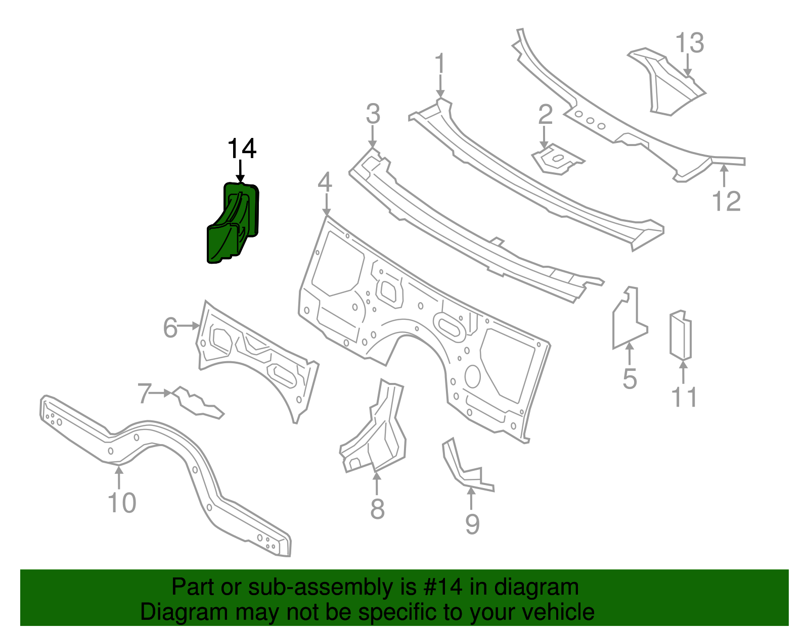 51757185168 - 2009-2015 BMW Air Duct (51-75-7-185-168) | BMW of South ...