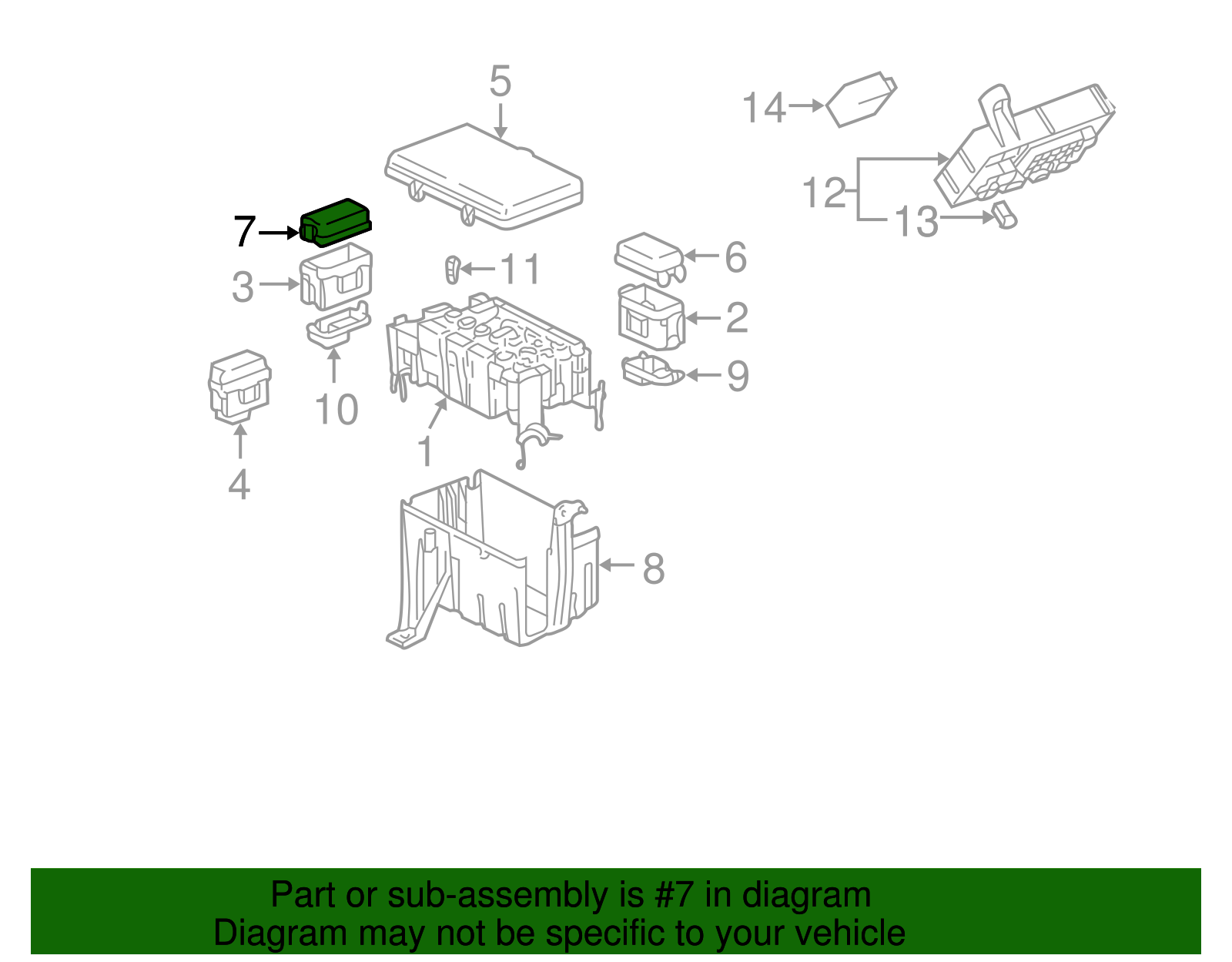 82662-3D150 - Upper Cover - 2003-2009 Toyota 4Runner | Nucar Toyota Parts