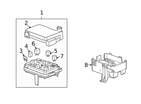 Flasher Units, Fuses, & Circuit Breakers for 2014 Chevrolet Equinox ...