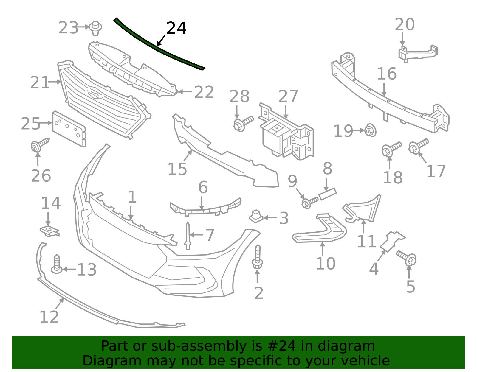 86357-F3000 - High-Quality Hood Seal for 2017-2018 Hyundai Elantra ...