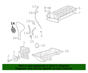 2008-2012 GM Camshaft Phaser 12589782 GM | GMPartsDirect.com