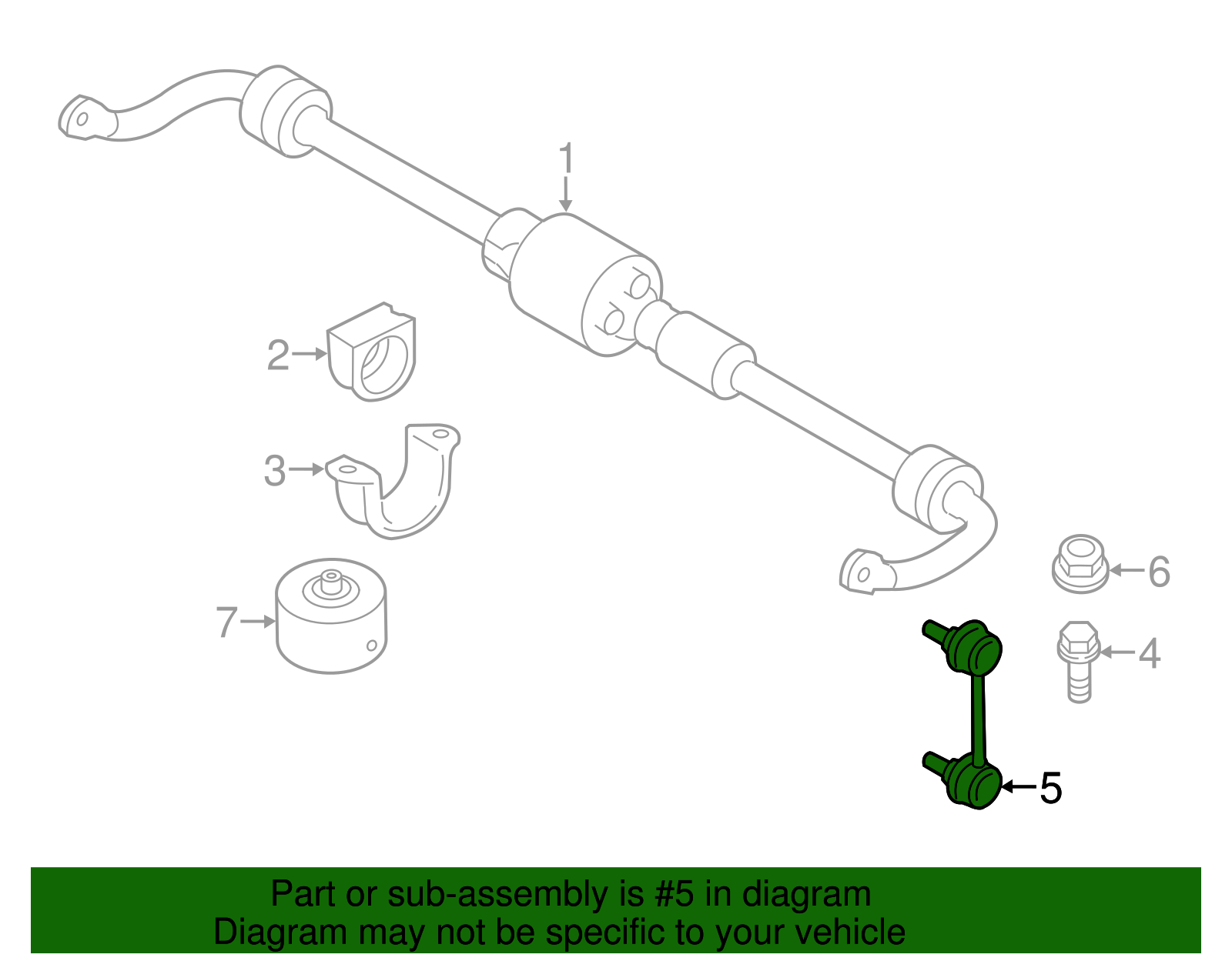 33556786429 - 2010-2017 BMW Stabilizer Link (33-55-6-786-429) | BMW of ...