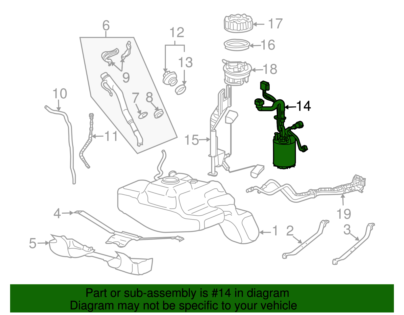 2007-2011 Porsche 911 Fuel Pump 997-620-127-01 | Gaudin Porsche Parts