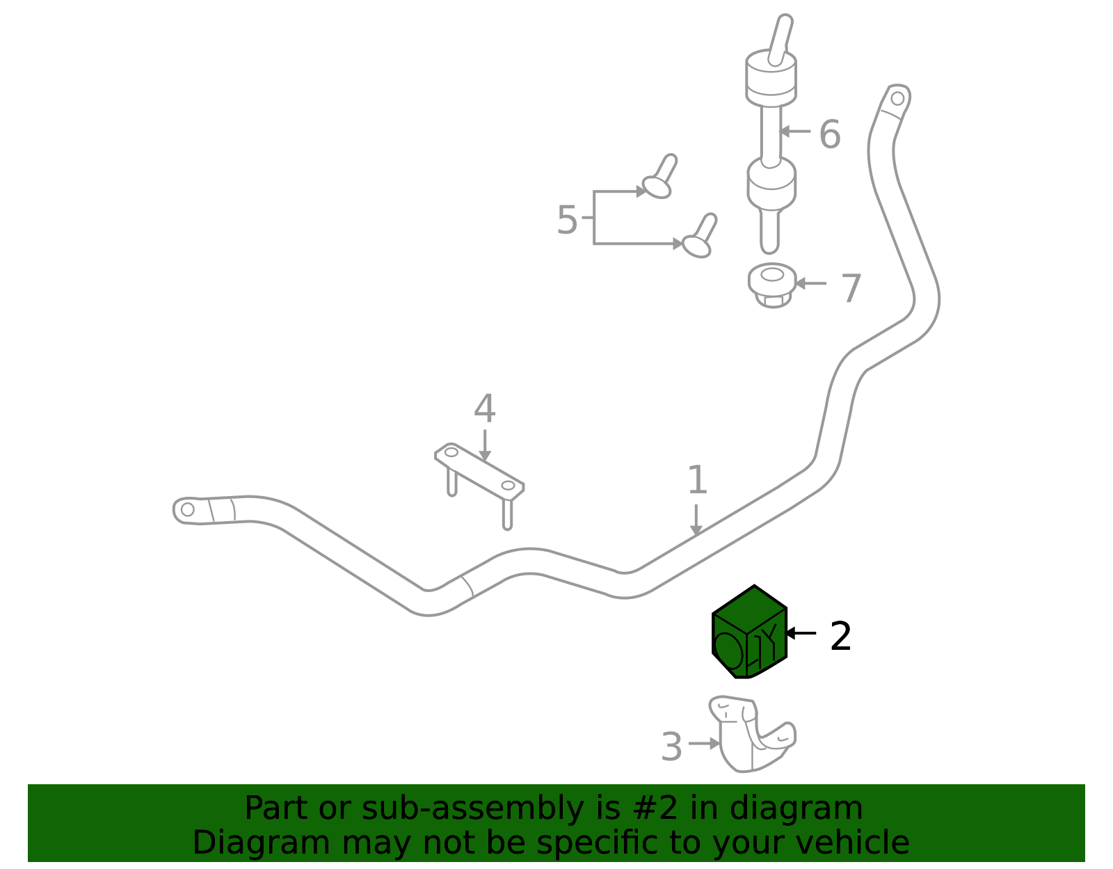 2009-2014 Ford F-150 OEM NEW Ford 2009-2014 F-150 Front Stabilizer Sway ...
