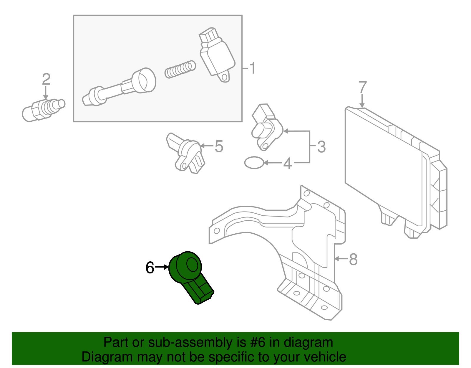 2017-2025 Nissan Knock Sensor 22060-5ZM0A | Team Nissan Inc.