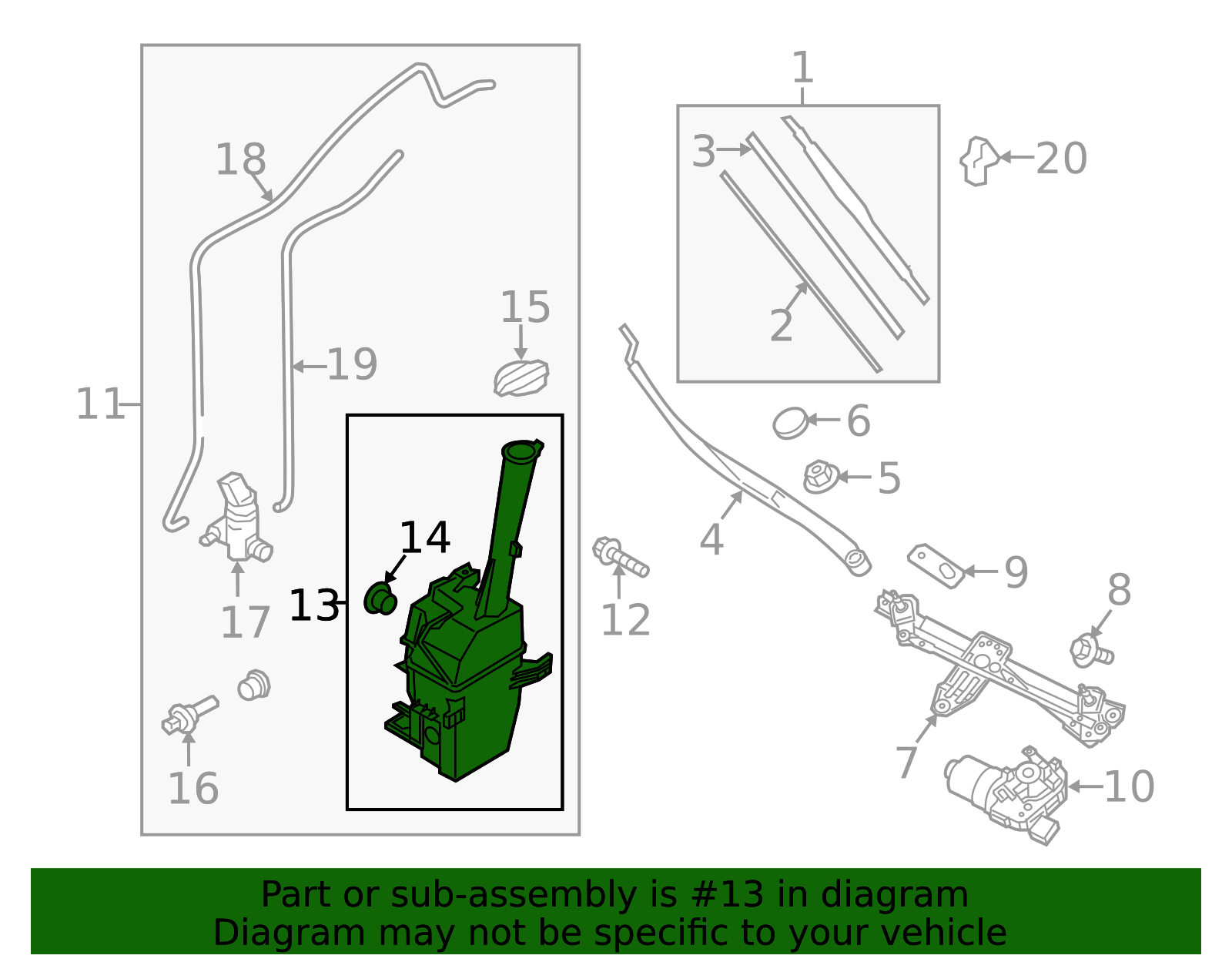 98620-C6000 - Reservoir 2016-2020 Kia Sorento | Kia Cheap Parts
