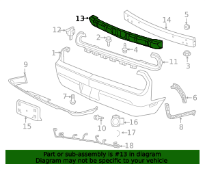 2008-2014 Dodge Challenger Energy Absorber 68020697AB | Mopar Parts Canada
