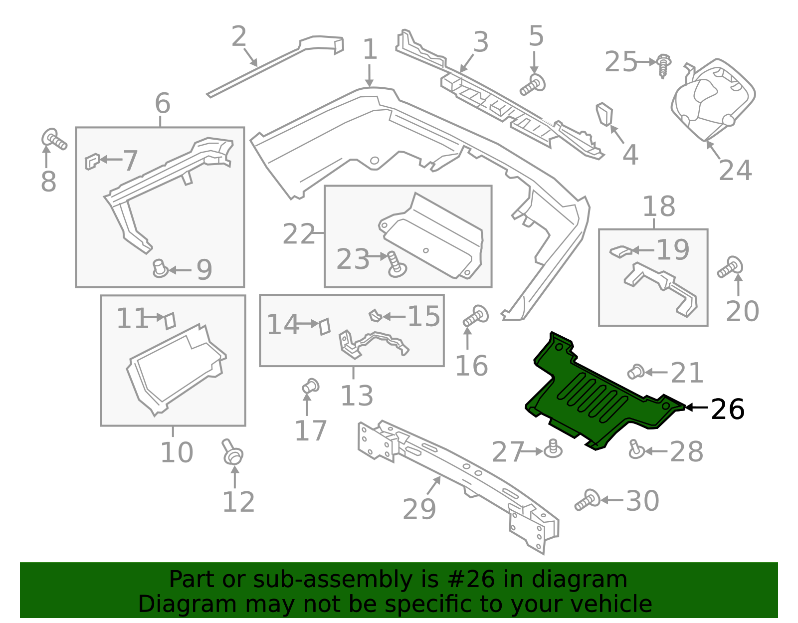 2013-2022 Land Rover Range Rover Under-Body Shield LR090834 | OEM Parts ...