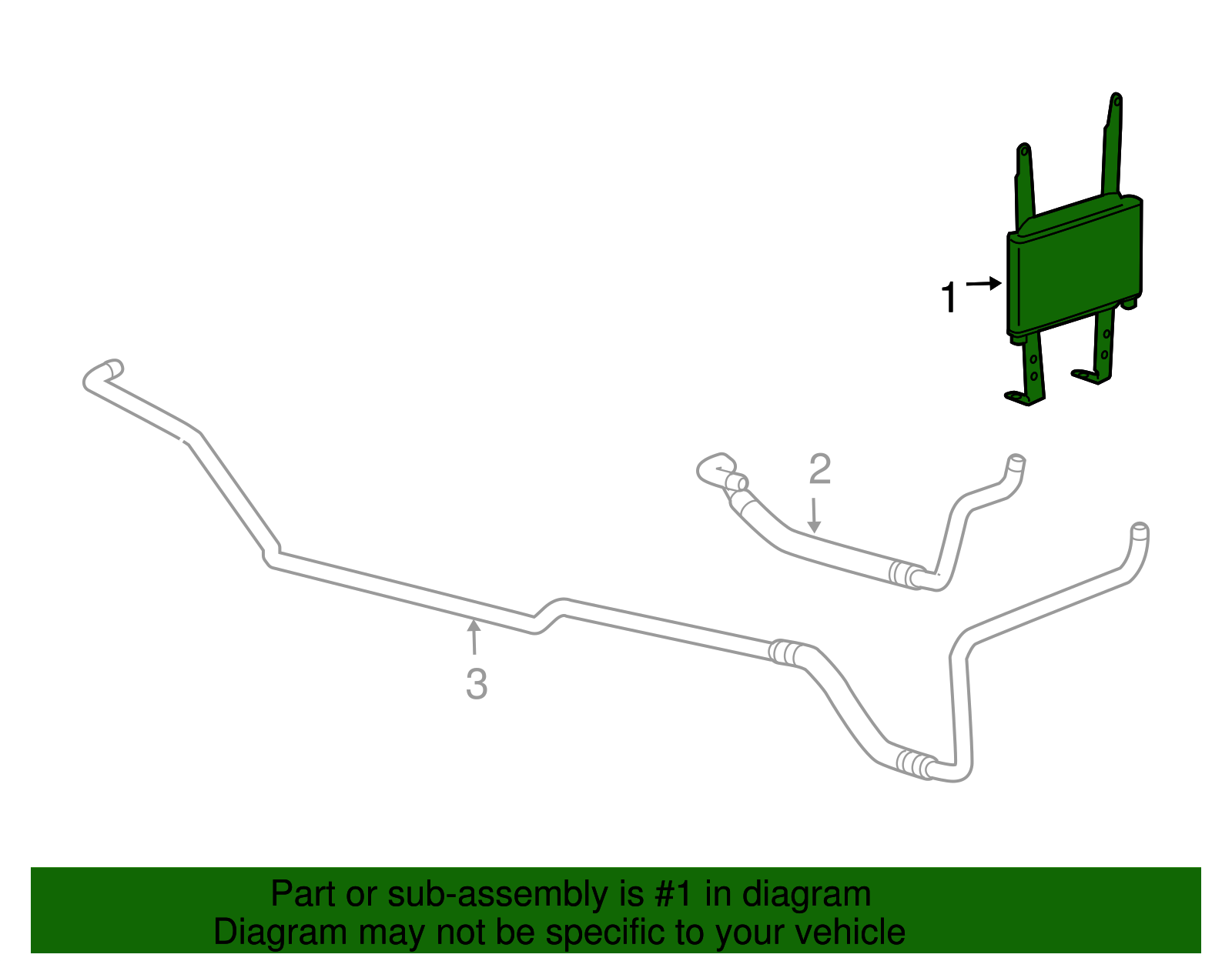 22839313 - Automatic Transmission Auxiliary Fluid Cooler - 2010-2020 GM ...
