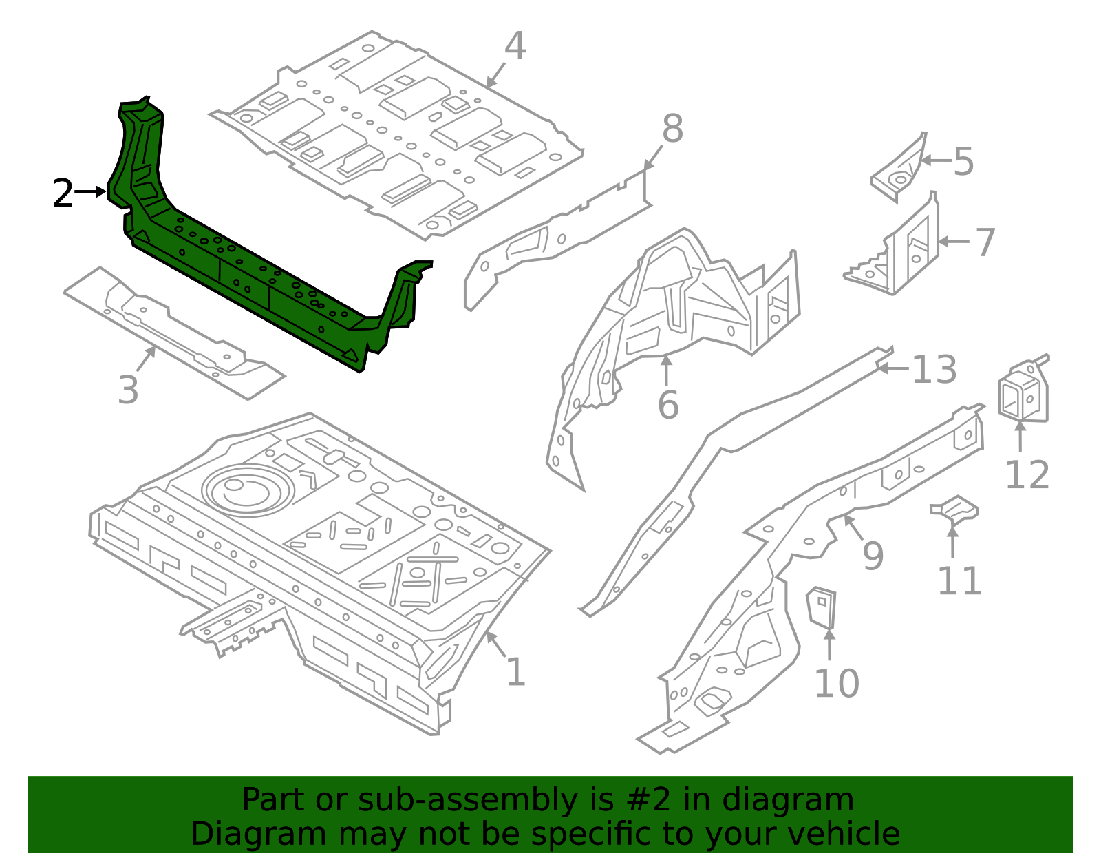 Genuine BMW 41-00-7-402-301 | Front Cross-Member | FREE Shipping on ...